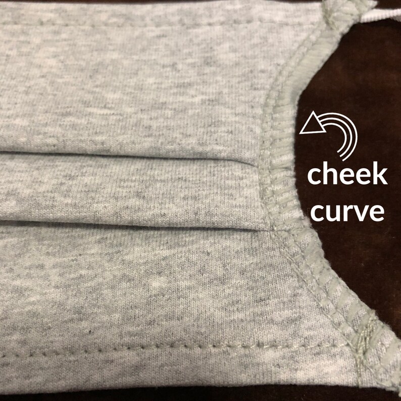 Top Dyed Grey Cotton Fabric Mask, Very Soft Mask, Better Filtration ...