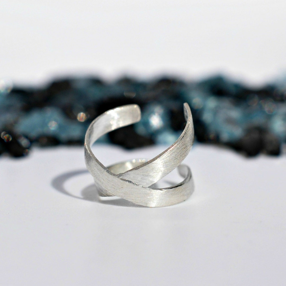 Silver Ear Cuff Earring, Absolute Zero Sterling Silver Ear Cuff, Simple ...