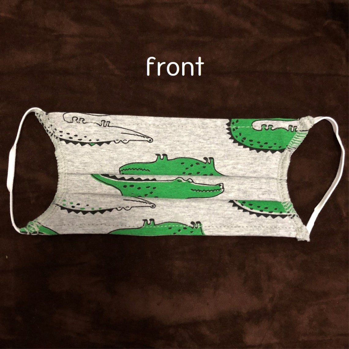 Crocodile Pleated Fabric Mask Highly Breathable Facial Mask | Etsy