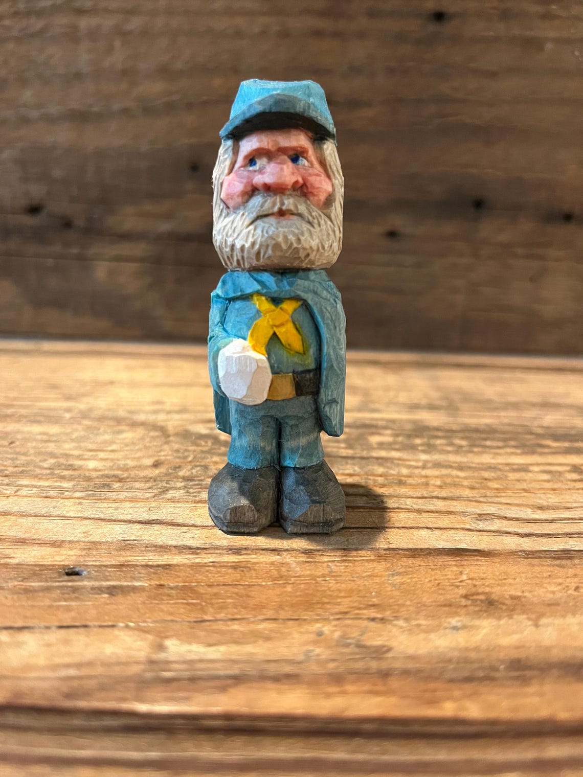 Hand Carved Civil War Soldier Caricature: Rustic Wood Bust - Etsy