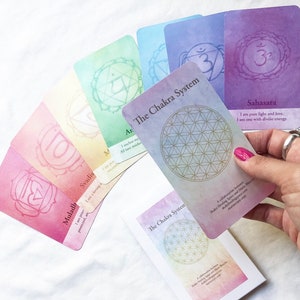 Chakra Card Deck - Etsy