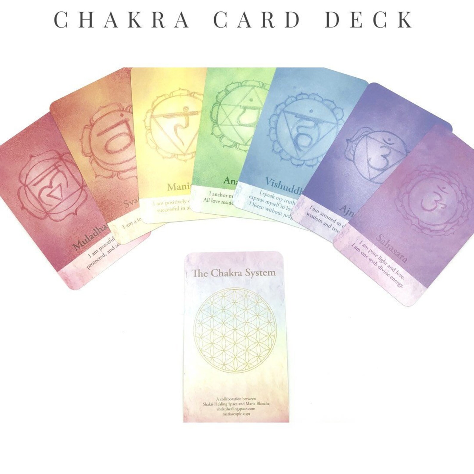 Chakra Card Deck | Etsy