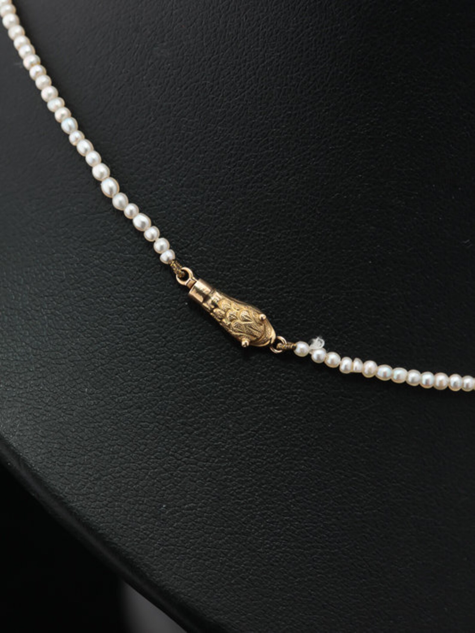 Victorian Natural Saltwater Pearl Single Strand Glorious Snake | Etsy