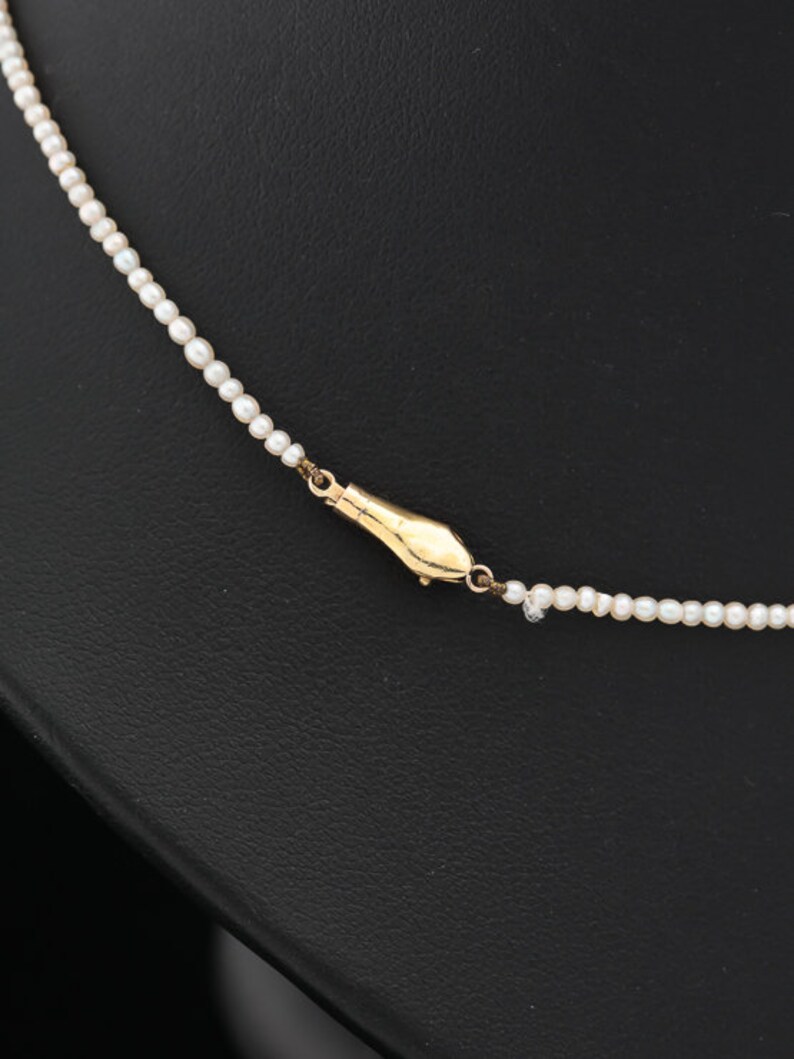 Victorian Natural Saltwater Pearl Single Strand Glorious Snake | Etsy