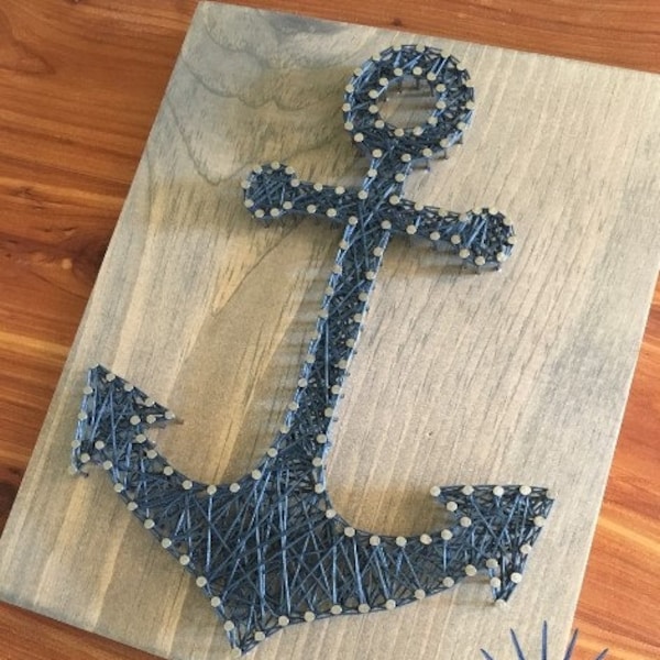 Anchor String Art - Etsy