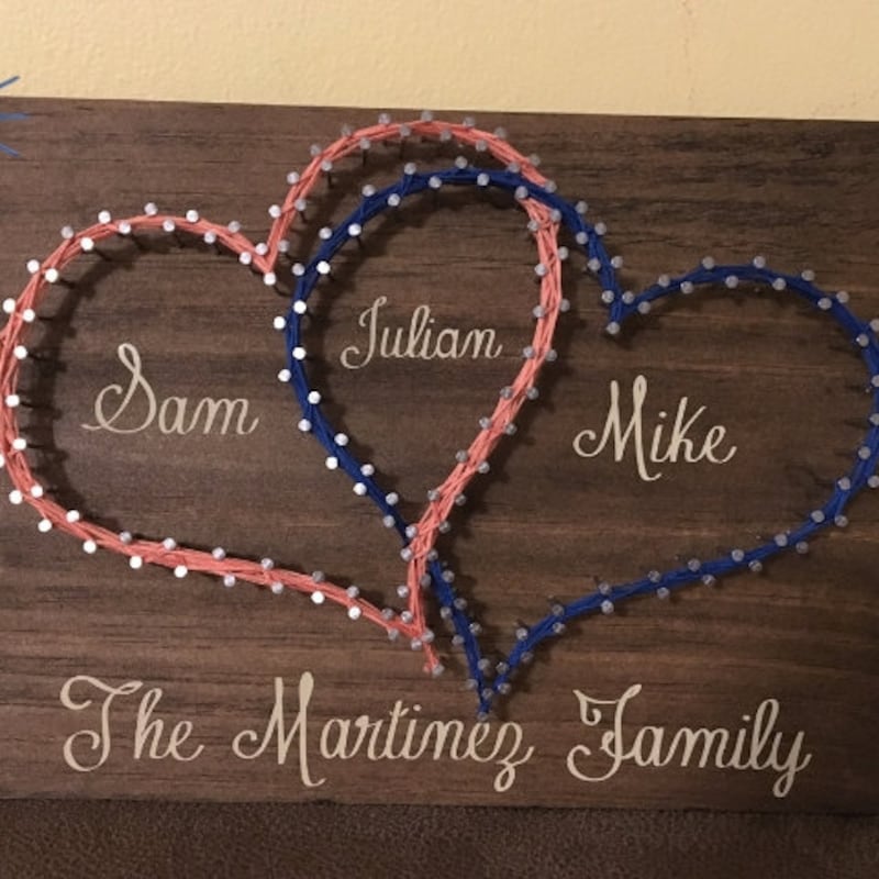 Heart String Art - Etsy