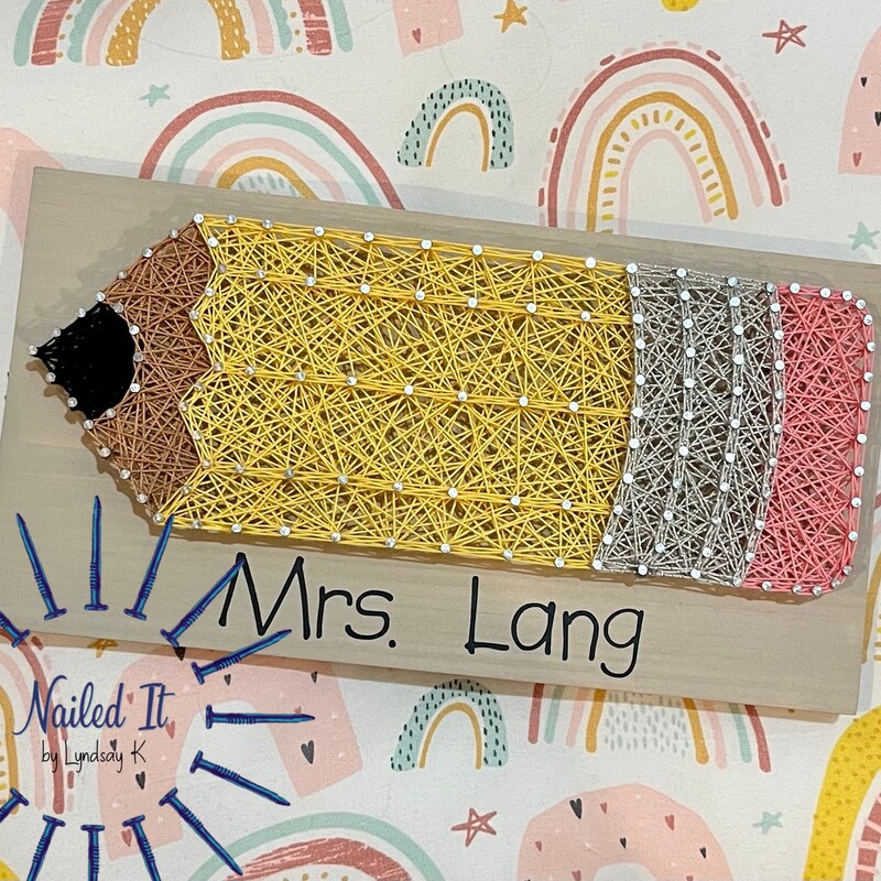 Name String Art - Etsy
