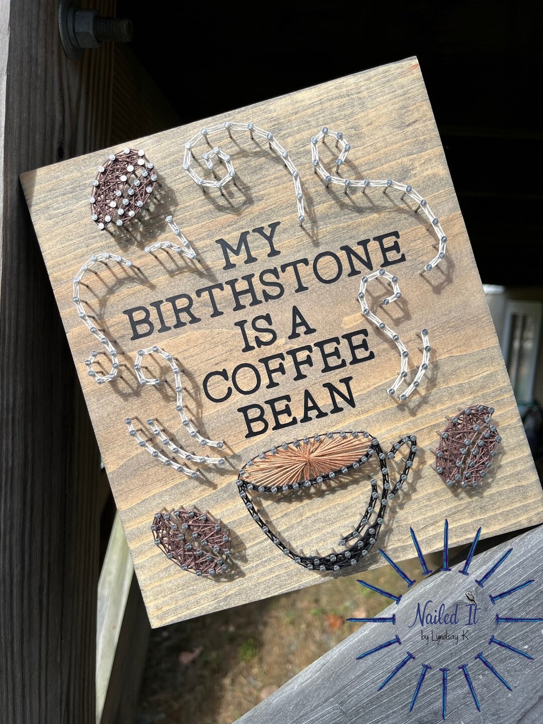 Signo de café para cafetería, letrero de cocina divertido, piedra de ...