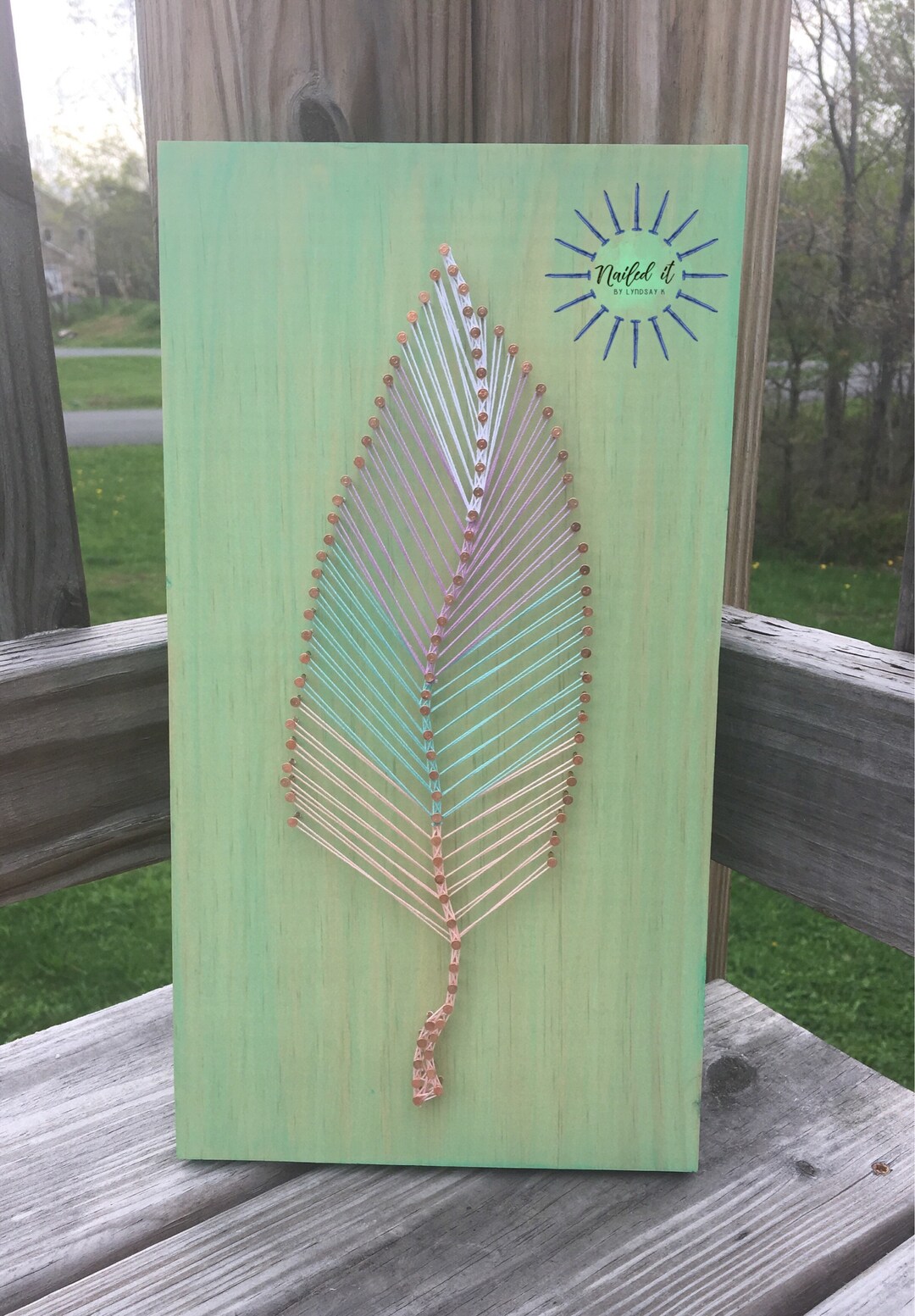 Feather String Art Feather Decor Feather Art Feather Nail - Etsy Israel