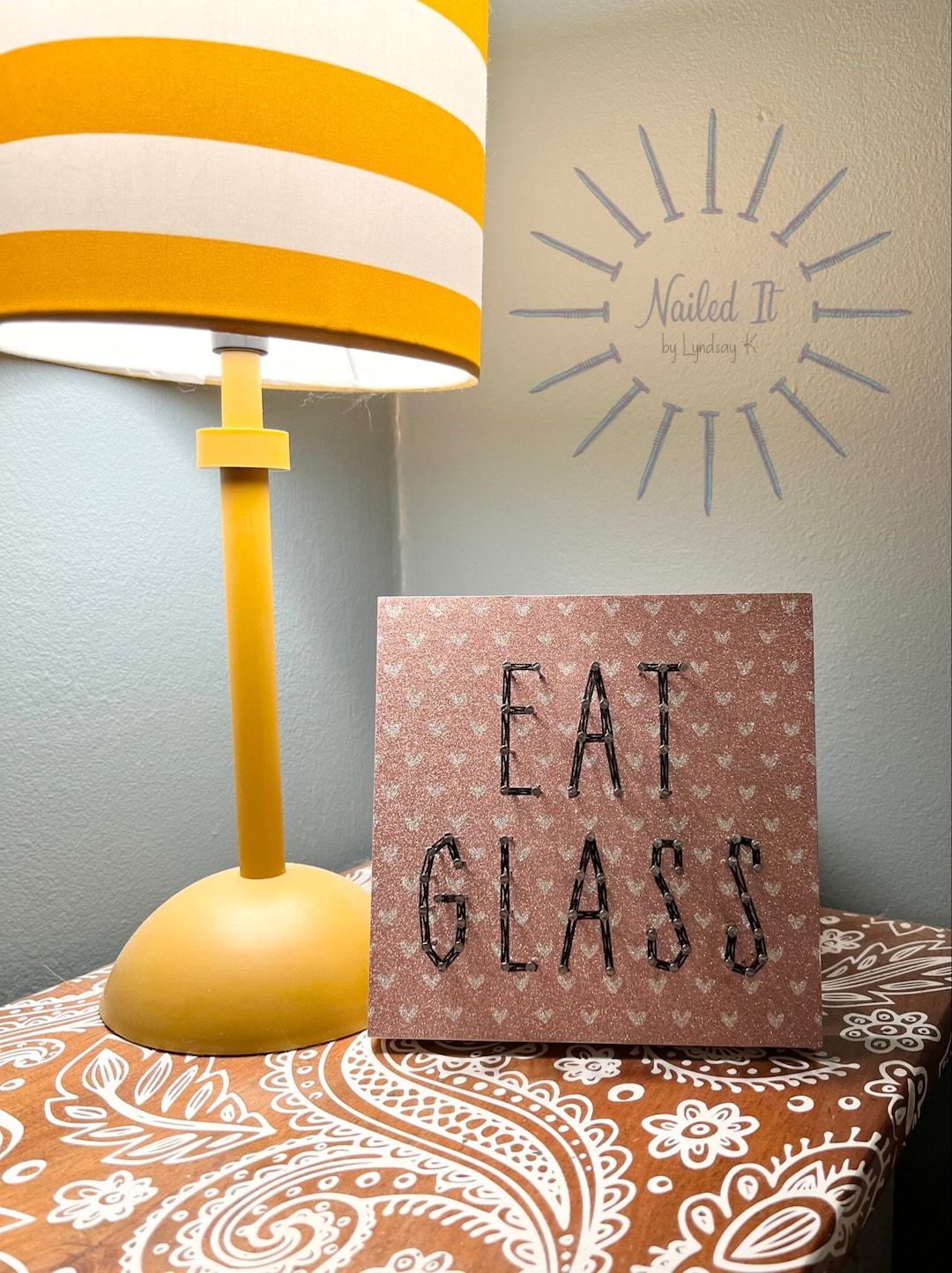Eat Glass String Art, Schitts Creek Art, Friend Gifts, Ew David, Unique ...