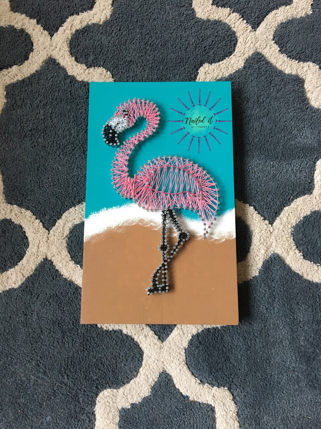 Flamingo String Art Flamingo Art String Art Flamingo Gift - Etsy Finland