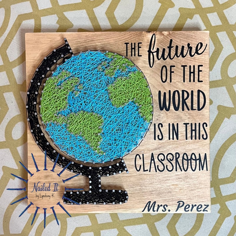 Teacher String Art - Etsy