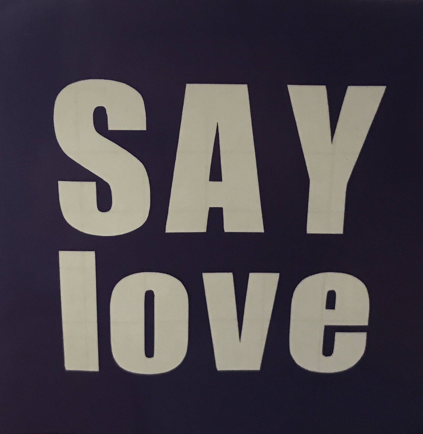 Say Love Decal - Etsy