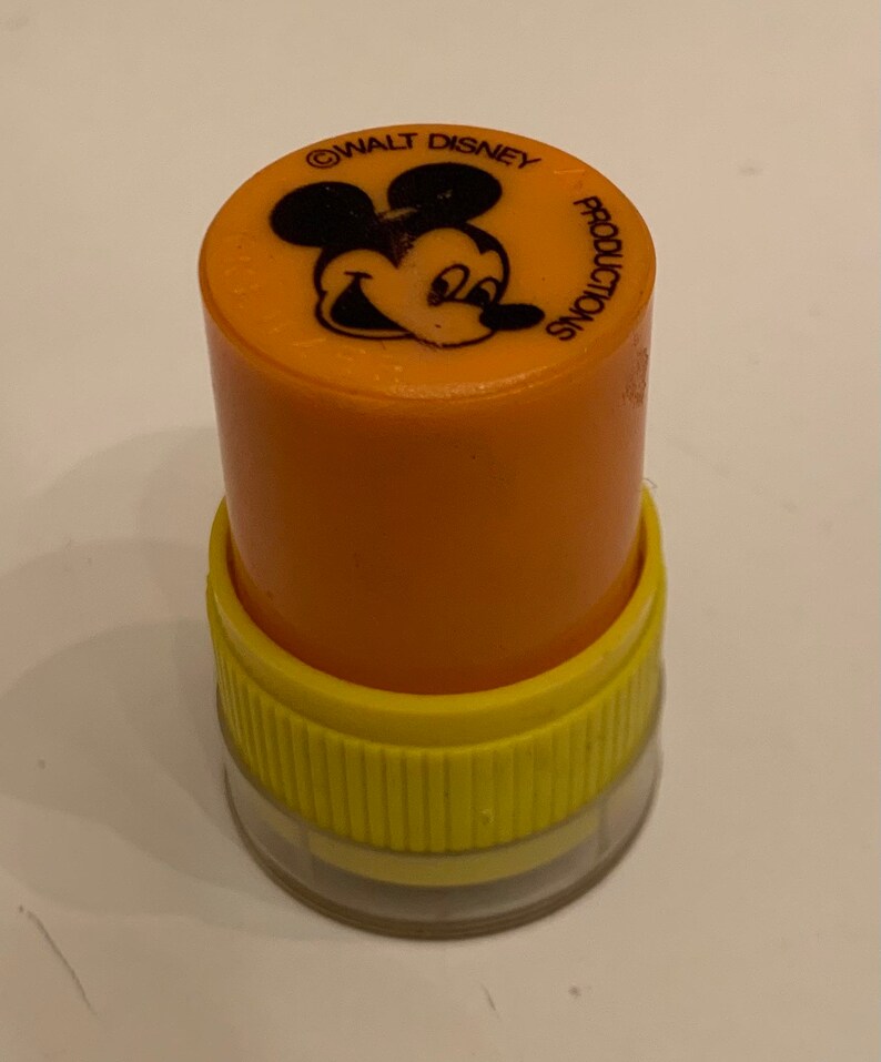 Vintage Mickey Mouse Ink Stamp - Etsy