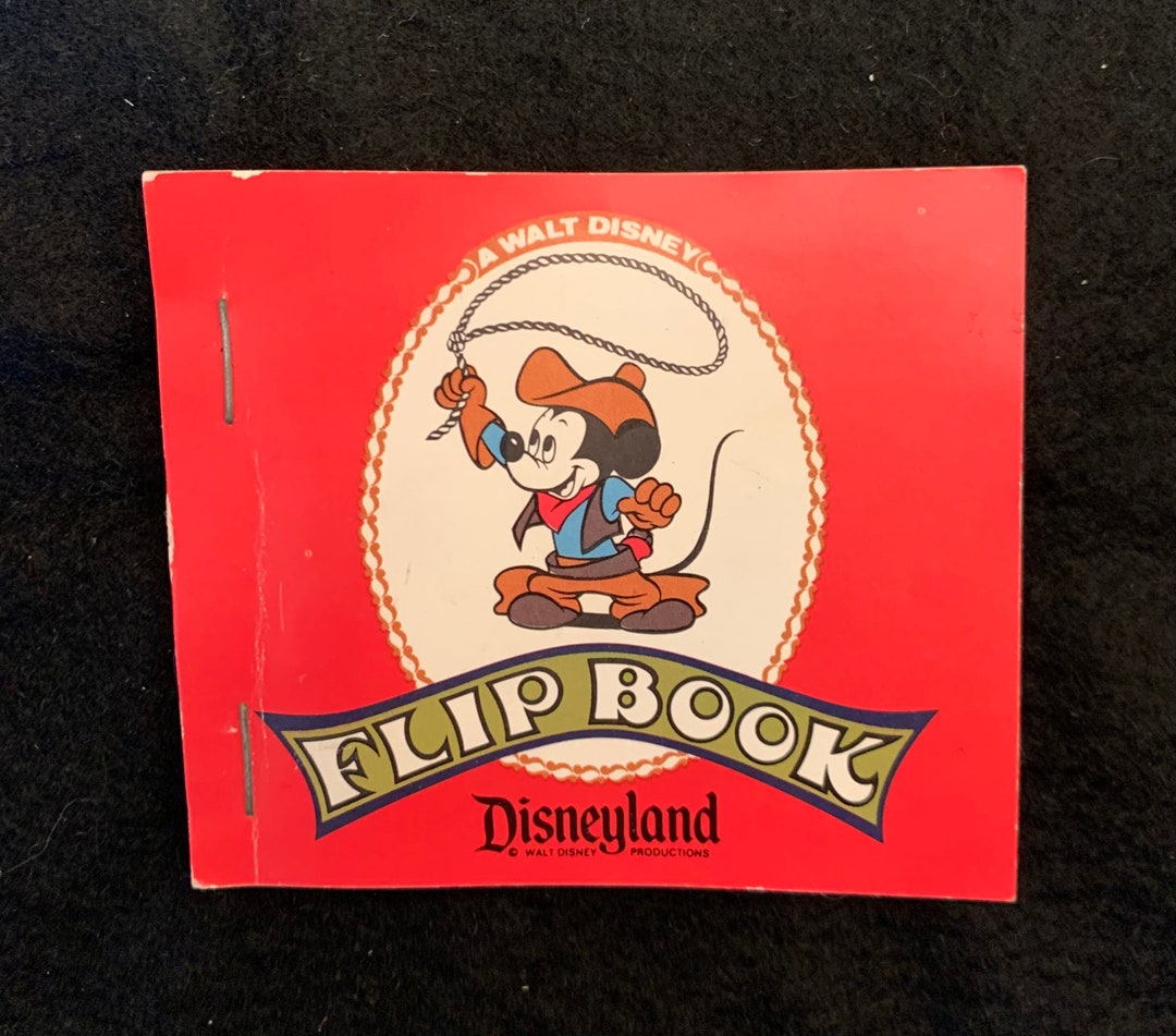 Vintage Mickey Mouse Flip Book - Etsy