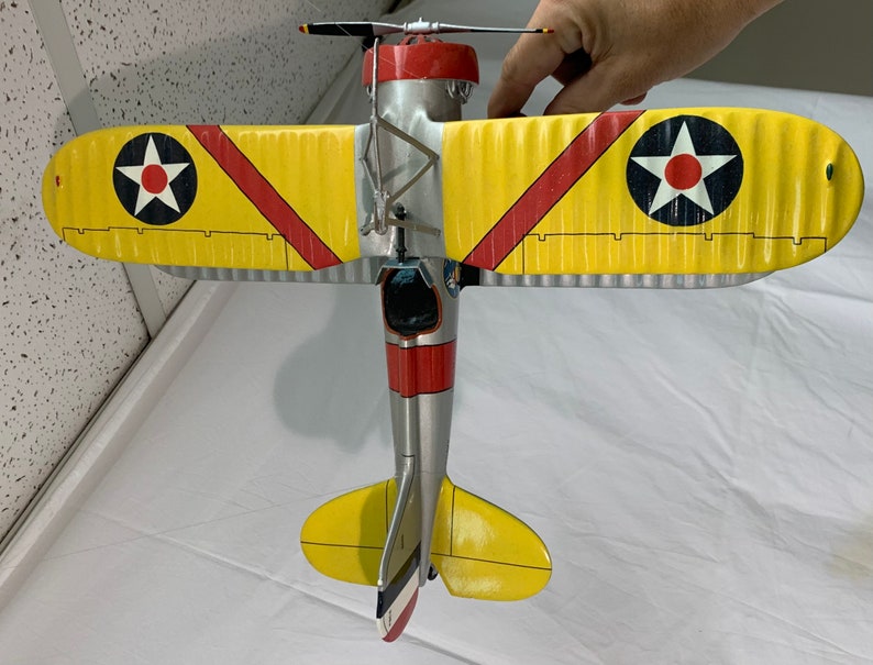 Vintage World War I US Navy Biplane Replica - Etsy
