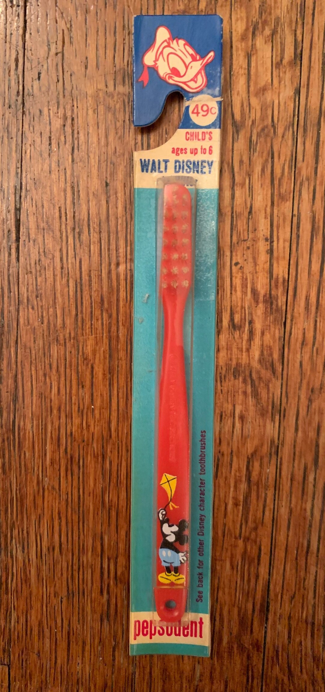 1970s Vintage Mickey Mouse Toothbrush - Etsy