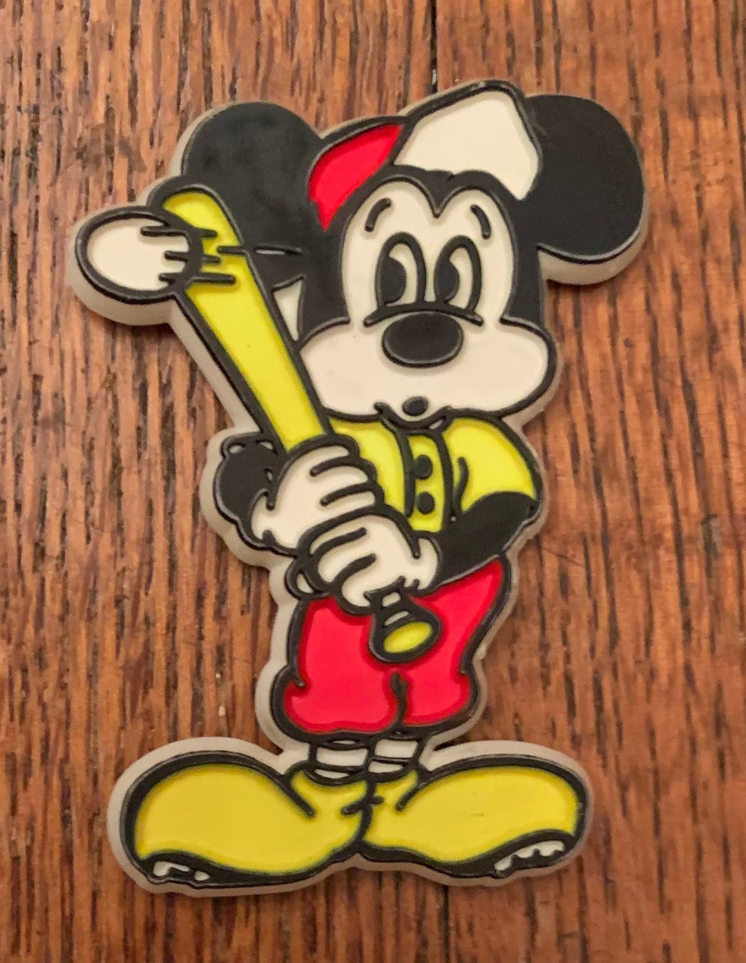 Vintage Mickey Mouse Baseball Figure - Etsy