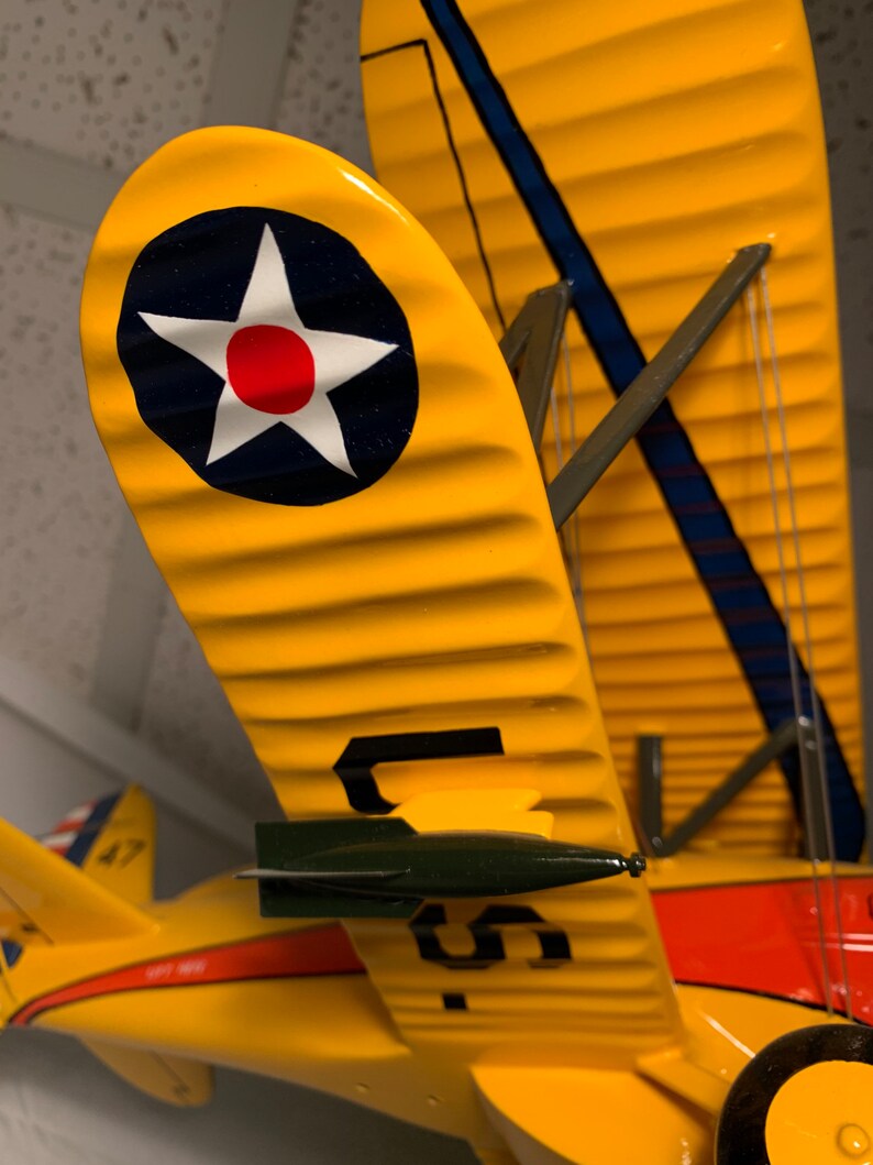 Vintage World War I US Army Biplane Replica - Etsy