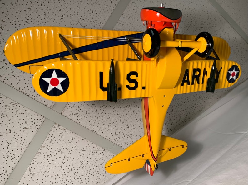 Vintage World War I US Army Biplane Replica - Etsy