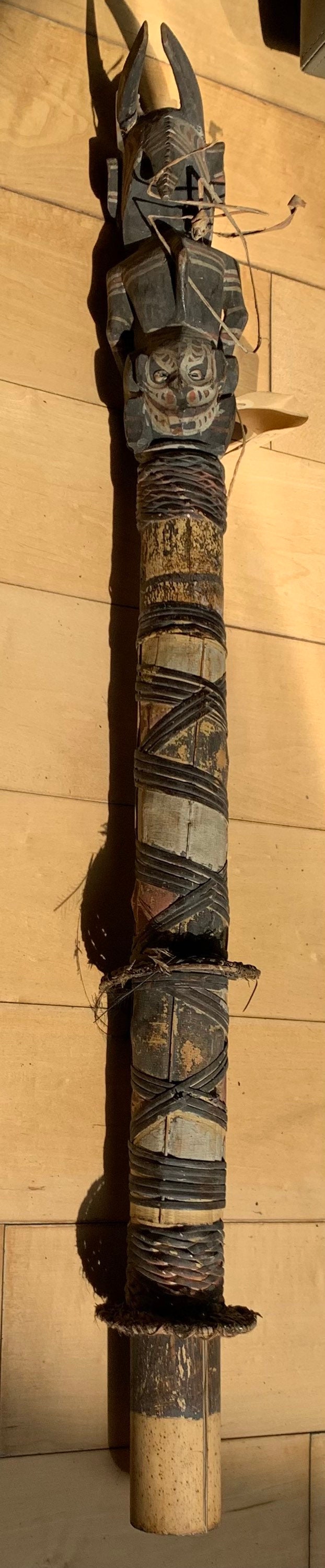 Vintage African Tribal Walking Stick - Etsy