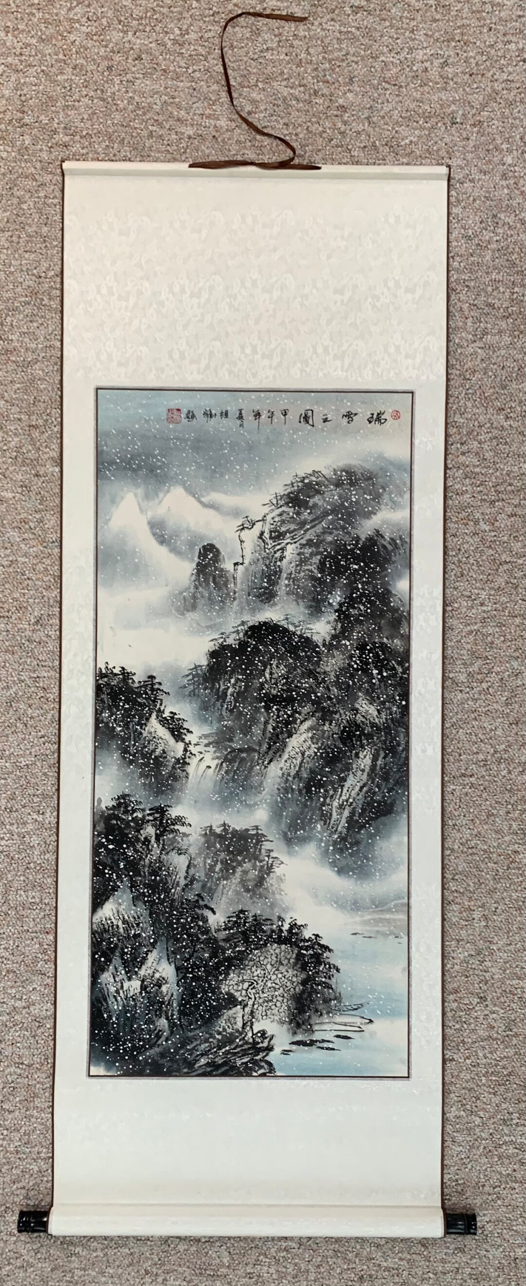 Four Seasons Scroll - Winter - Etsy