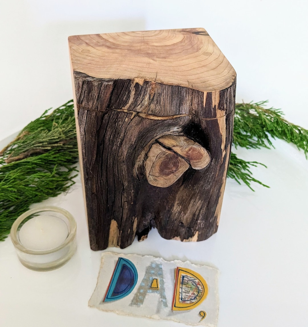 Wood Urn Small Keepsake Urn for Partial Cremation Ashes 4 - Etsy