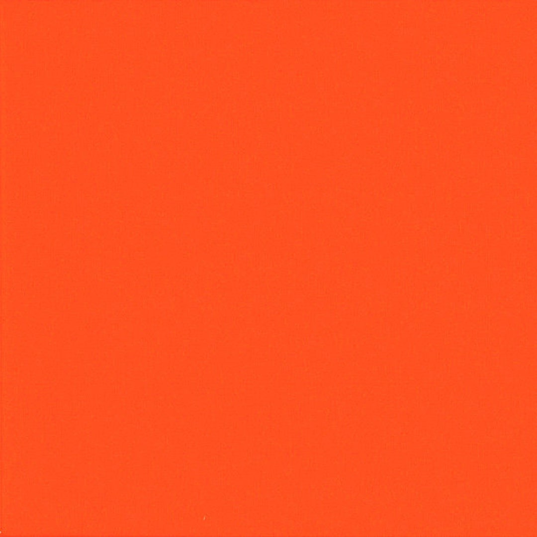 COTTON FABRIC Bright Orange 100% Premium Cotton Makower UK - Etsy UK