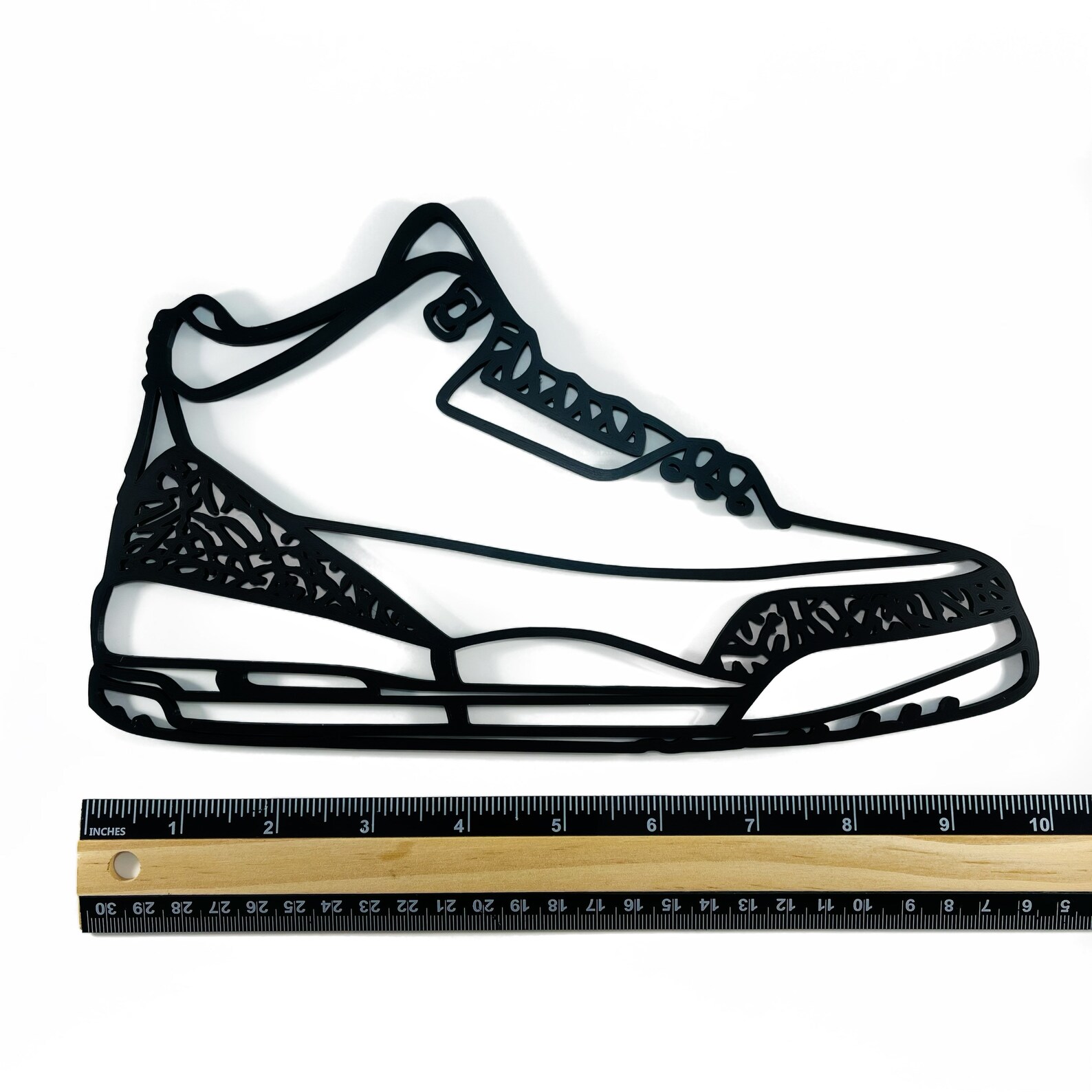 Inspired Nike Jordan Air 3 Silhouette Wall Art 3D Printed - Etsy