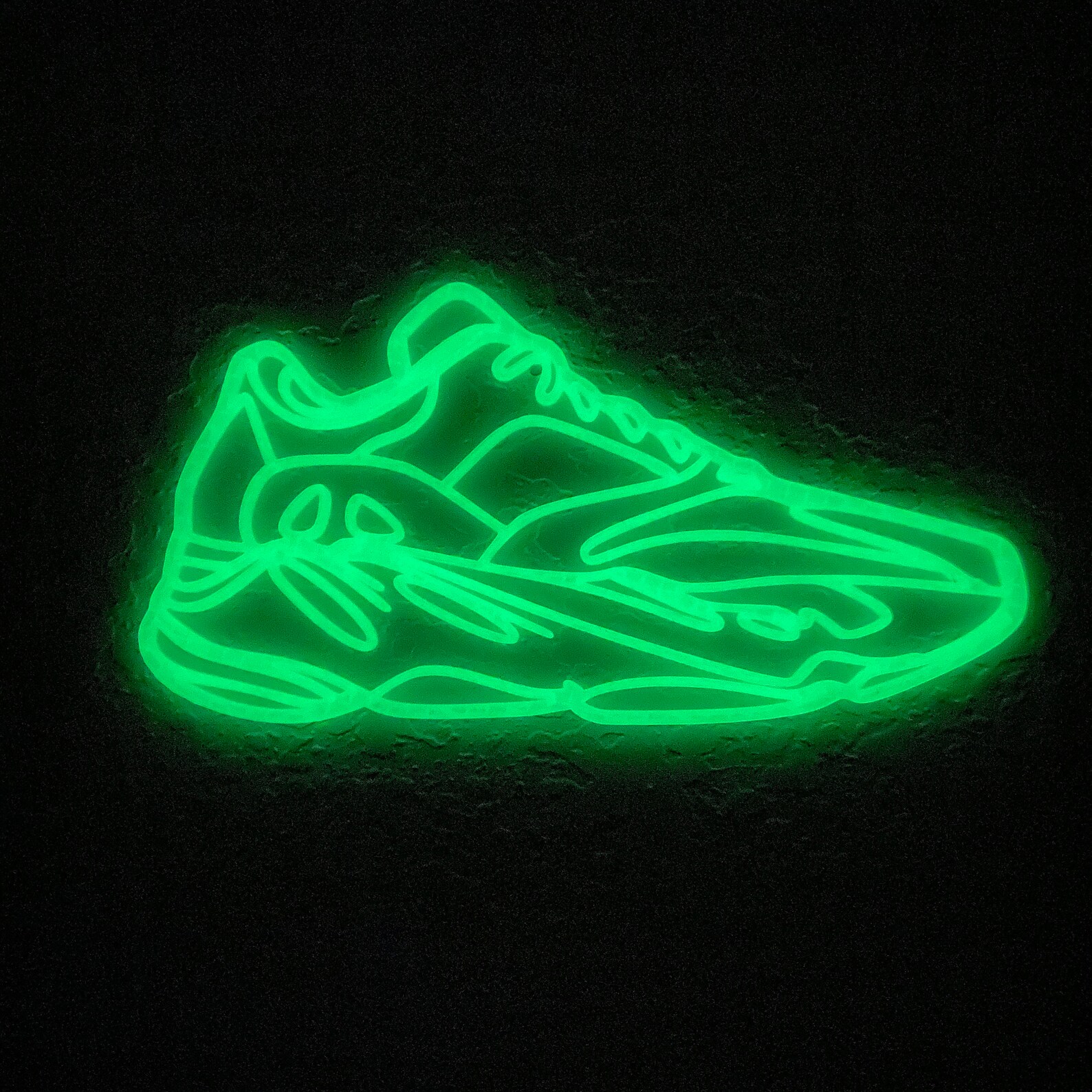 Inspired Yeezy Boost 700 Silhouette Wall Art 3D Printed Sneaker Head ...