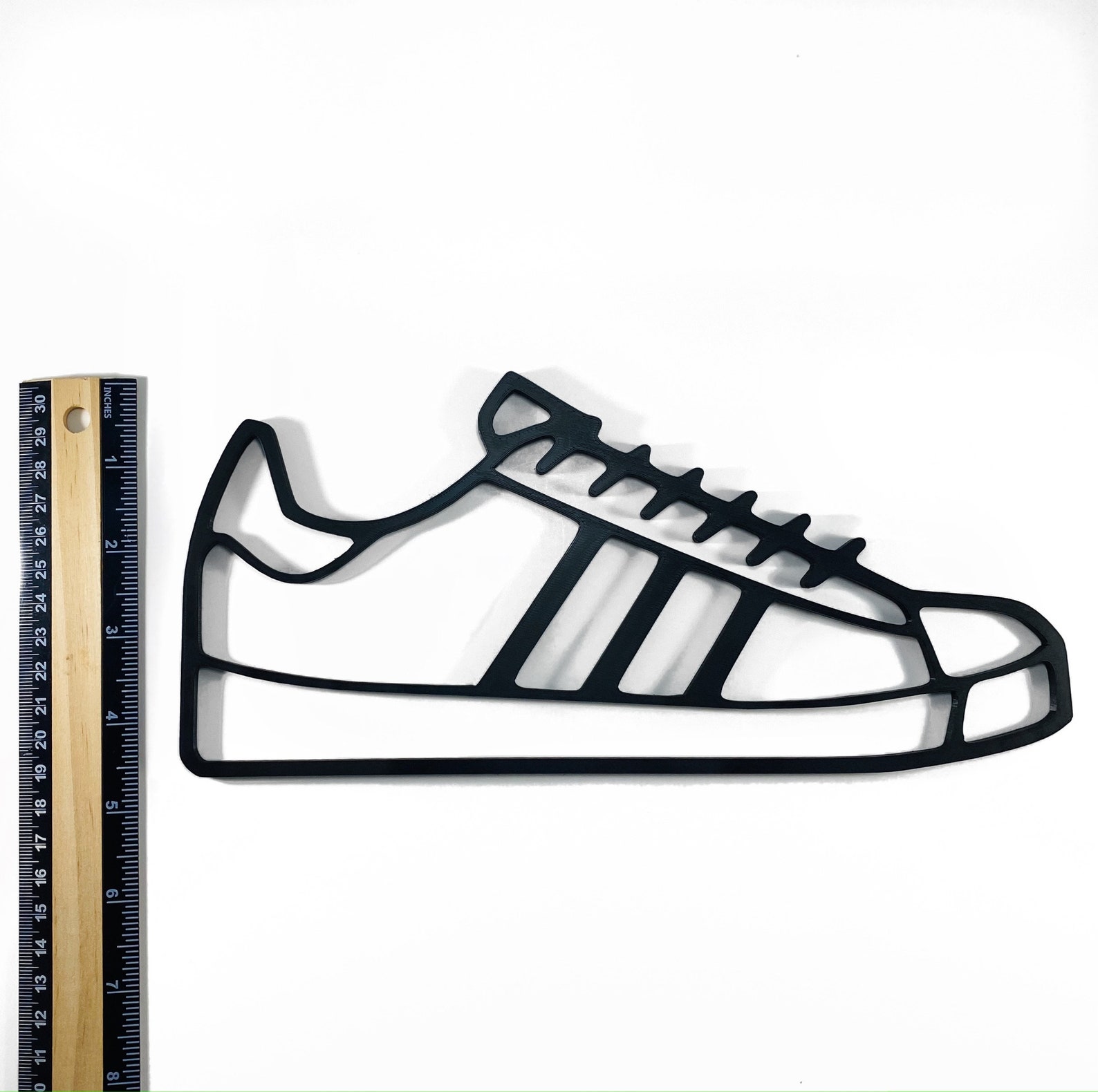 Inspired Adidas Superstar Shelltoe Silhouette Wall Art 3D Printed ...