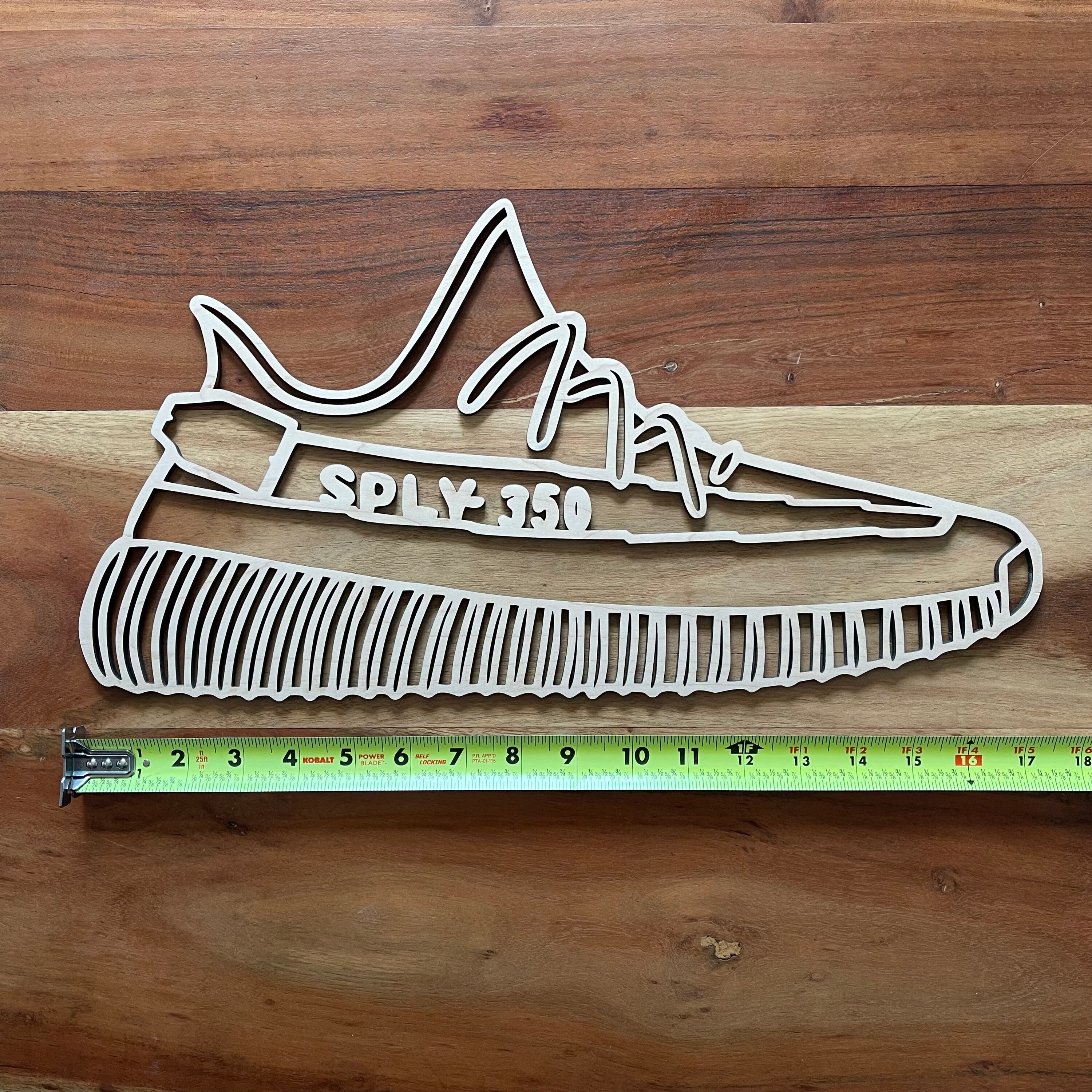 Yeezy 350 XL Sneaker Wall Decor Piece - Etsy