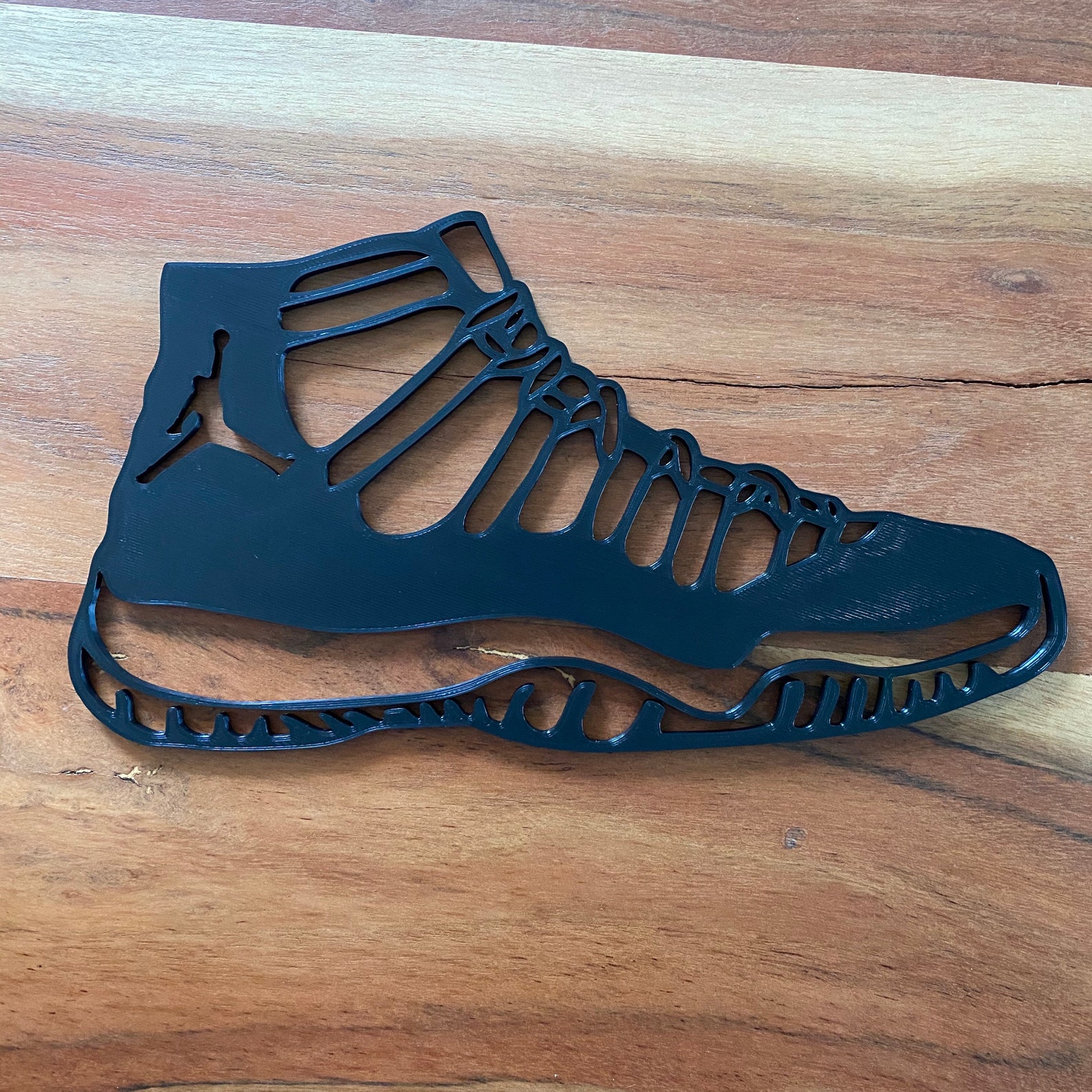 Inspired Nike Jordan Air 11 Silhouette Wall Art 3D printed | Etsy