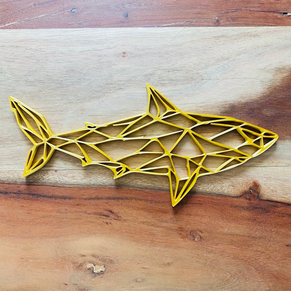 Geometric Shark 3 3D Printed Wallart Nursery Decor - Etsy