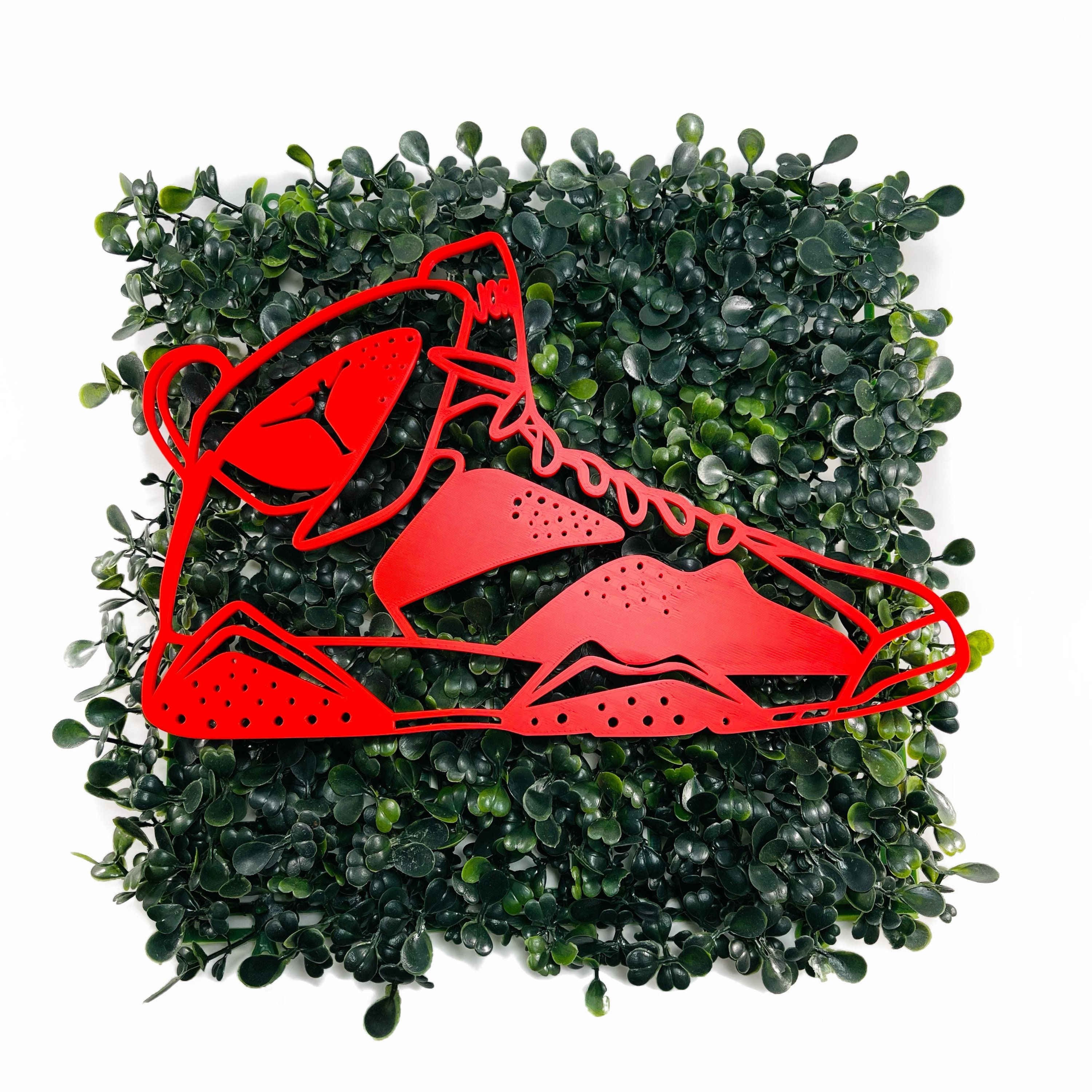Inspired Nike Jordan Air 7 Silhouette Wall Art 3D Printed - Etsy