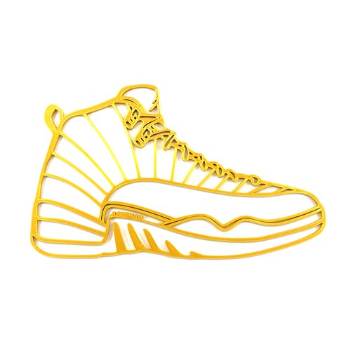 Nike Inspired Jordan Air 4 Silhouette Wall Art 3D Printed - Etsy