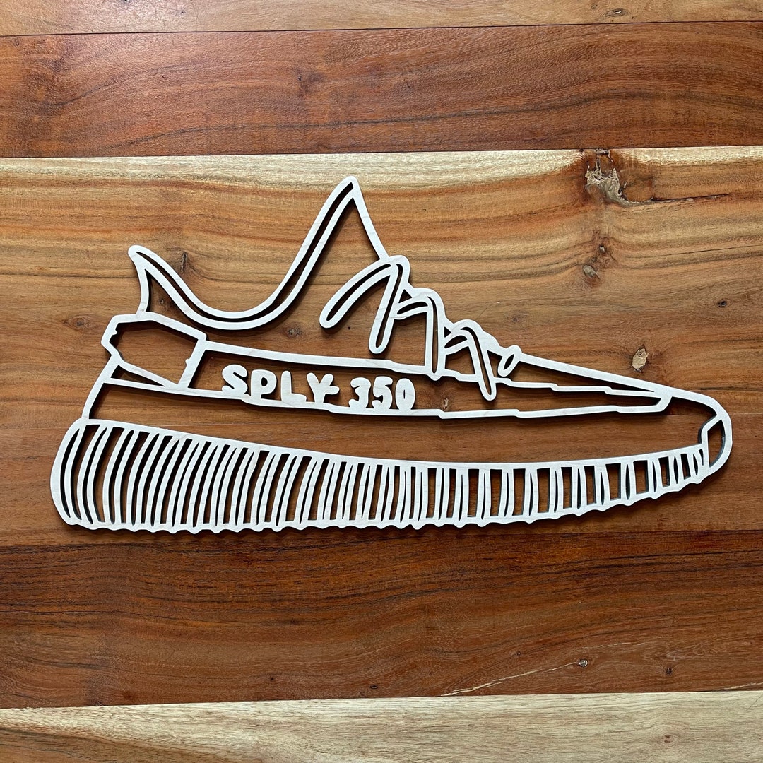 Yeezy 350 XL Sneaker Wall Decor Piece - Etsy