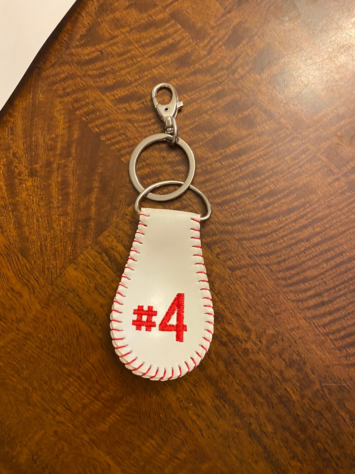 Personalized Baseball Keychain - Etsy