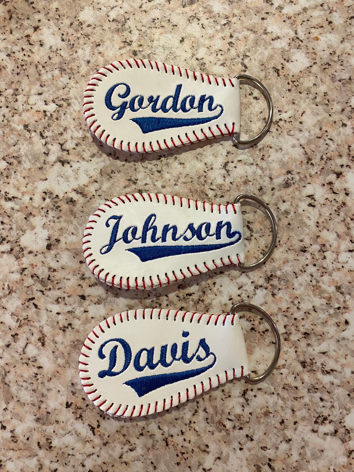 Personalized Baseball Keychain - Etsy