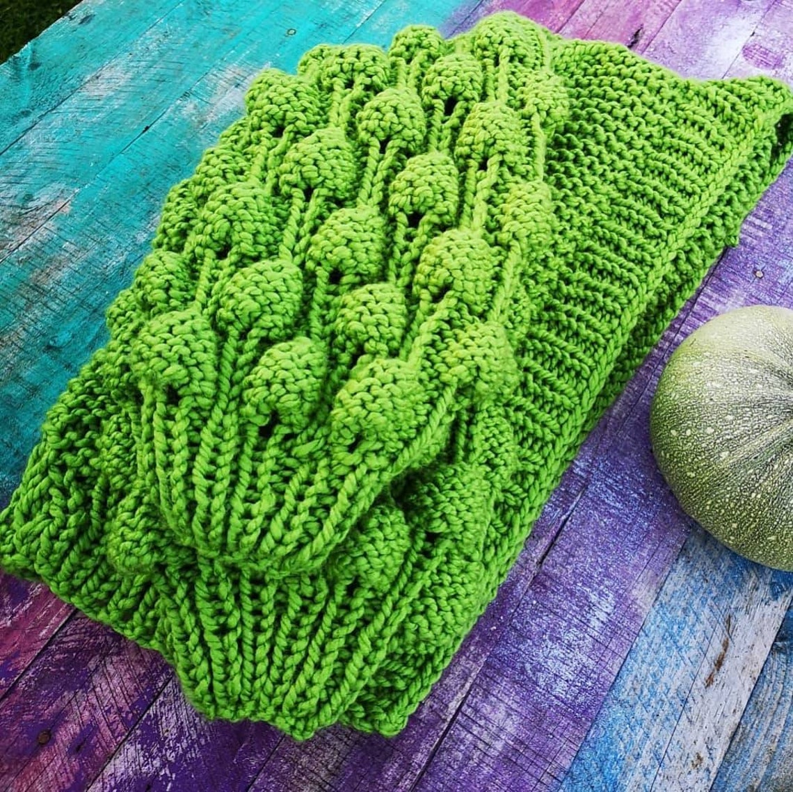 Pattern Oversized Chunky Cardigan - Etsy