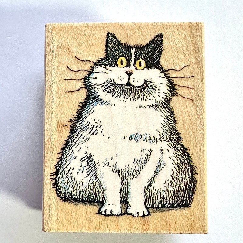 Cat Stamp - Etsy