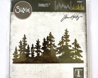 Sizzix Thinlits Tim Holtz Tree Line Die 661604 - Etsy