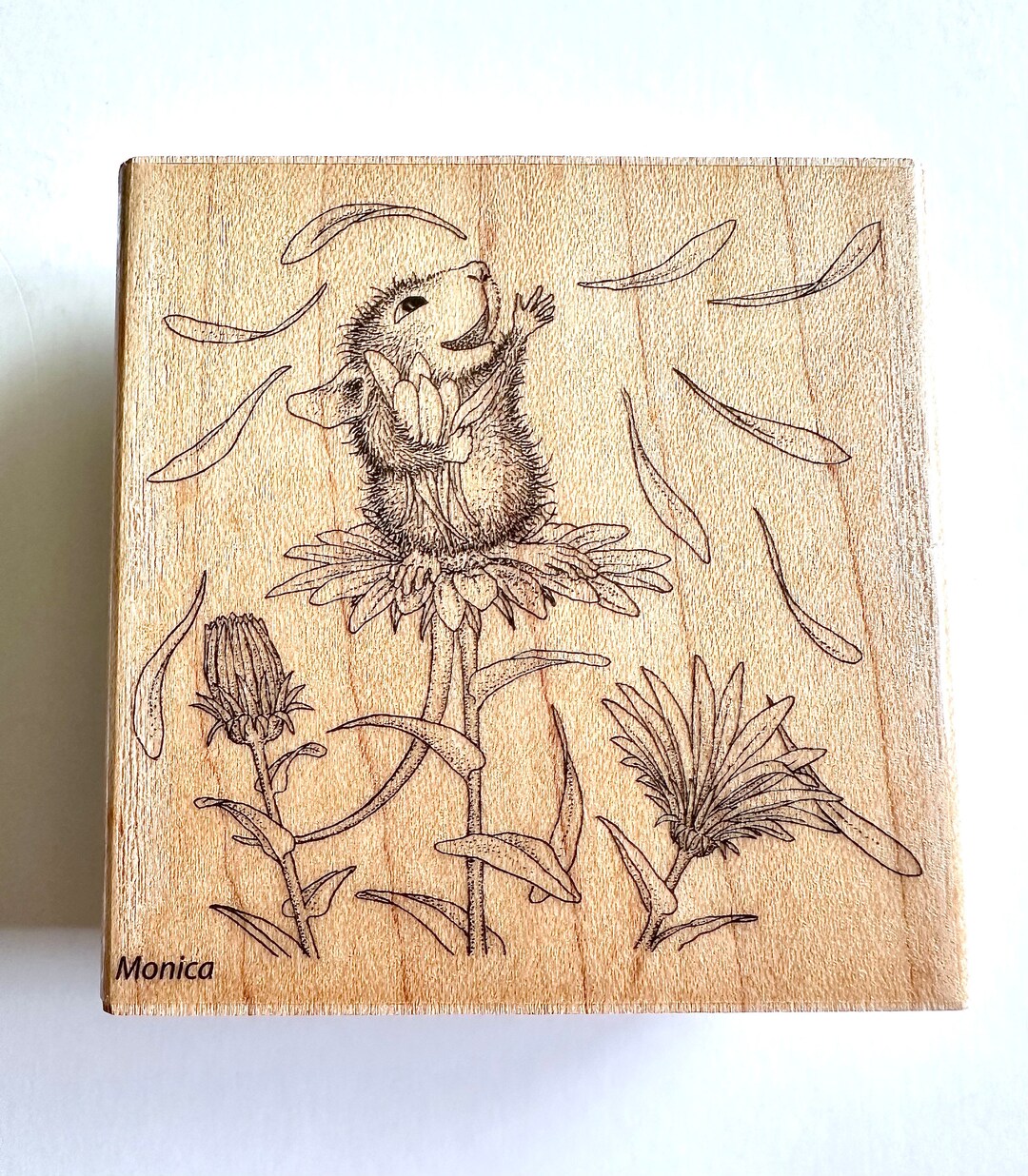 Vintage 1993 House Mouse Designs 48969 monica She Loves Me Mounted ...