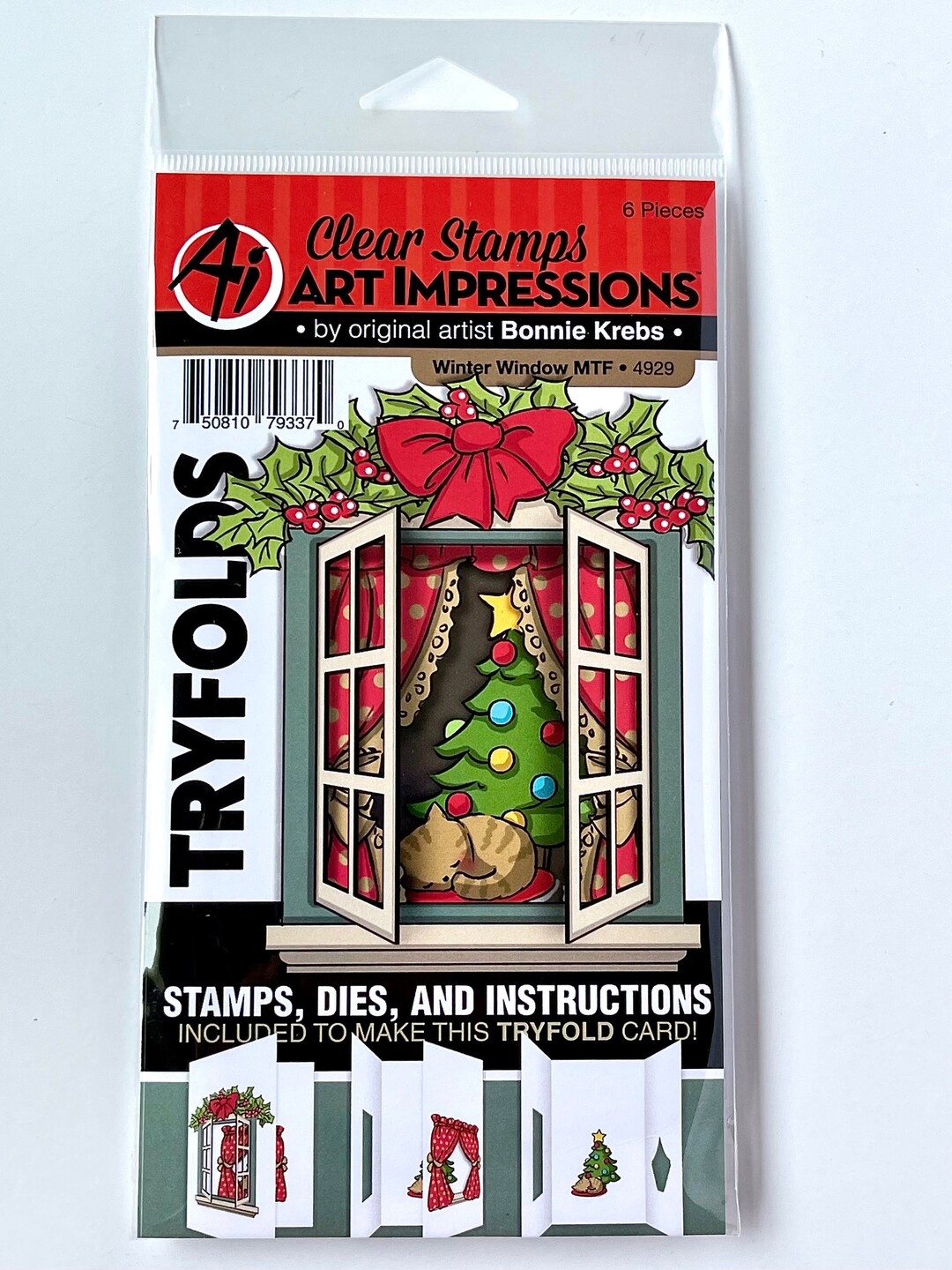 Art Impressions winter Windows Mtf by Bonnie Krebs - Etsy