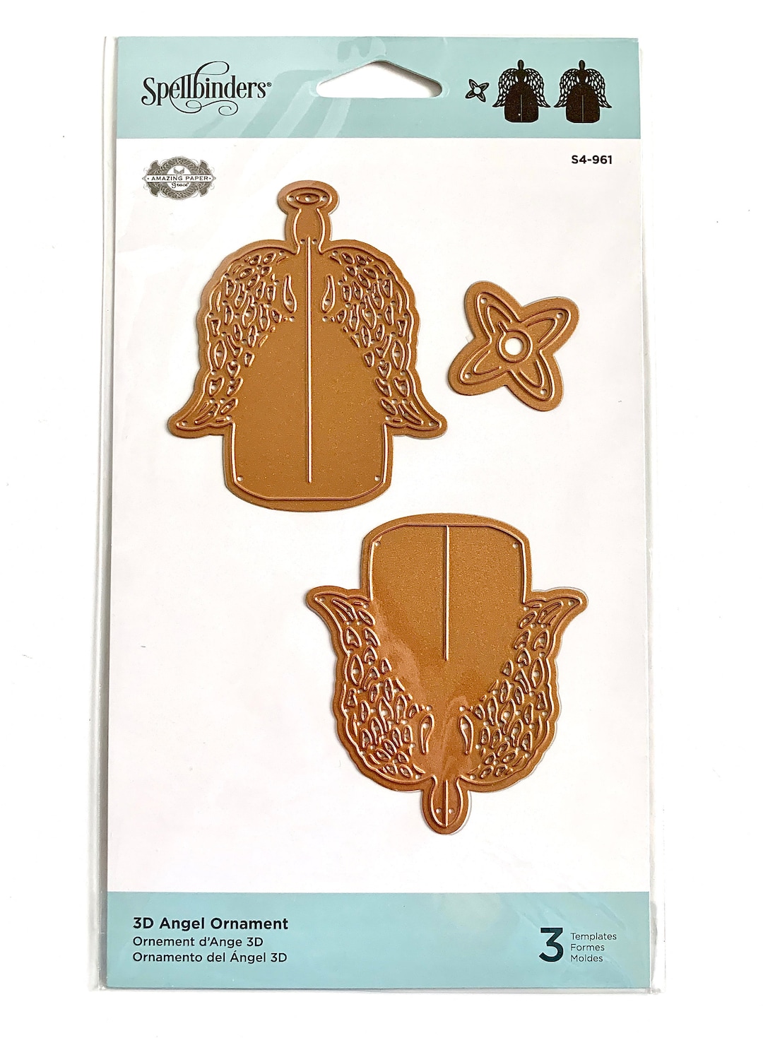Spellbinders 3D Angel Ornament Detailed Cutting Die - S4-961 - Etsy