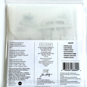 Sizzix Tim Holtz "vintage Sled - 666339" Thinlits Die Set - 12 Dies ...