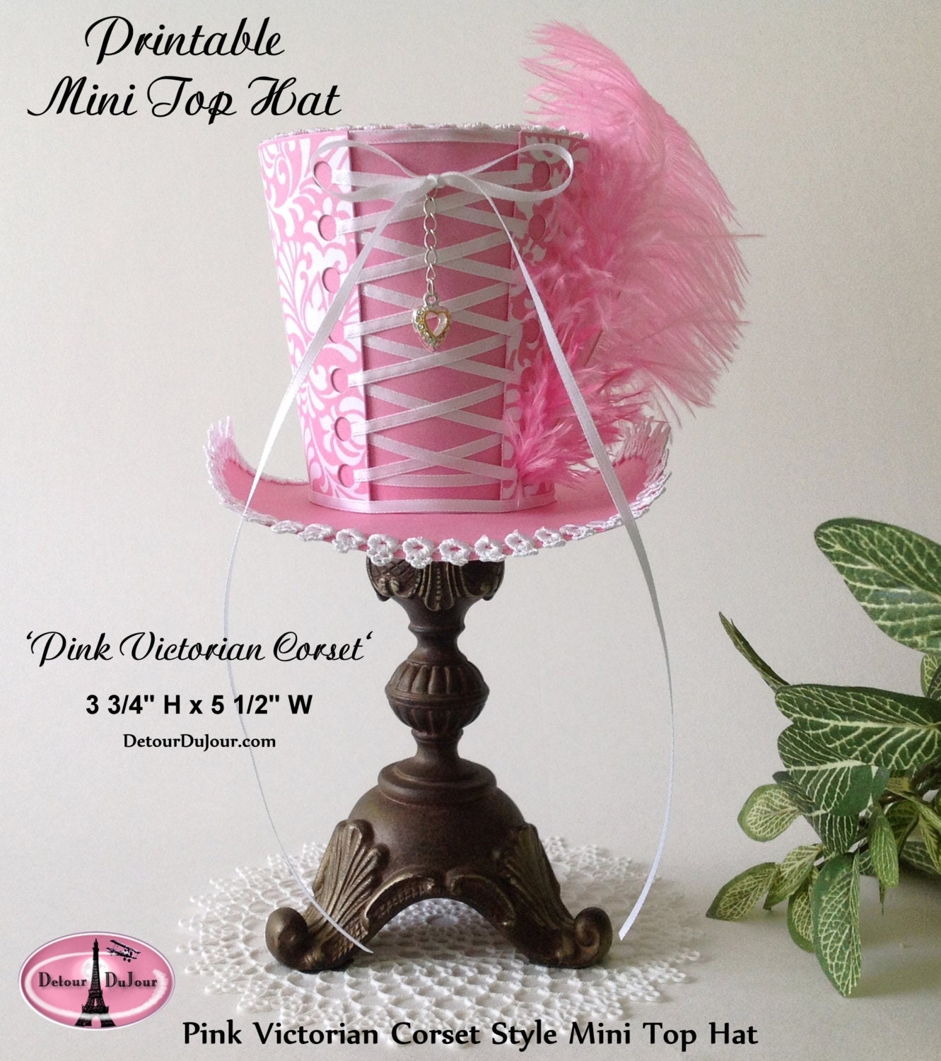 Printable Top Hat Pattern