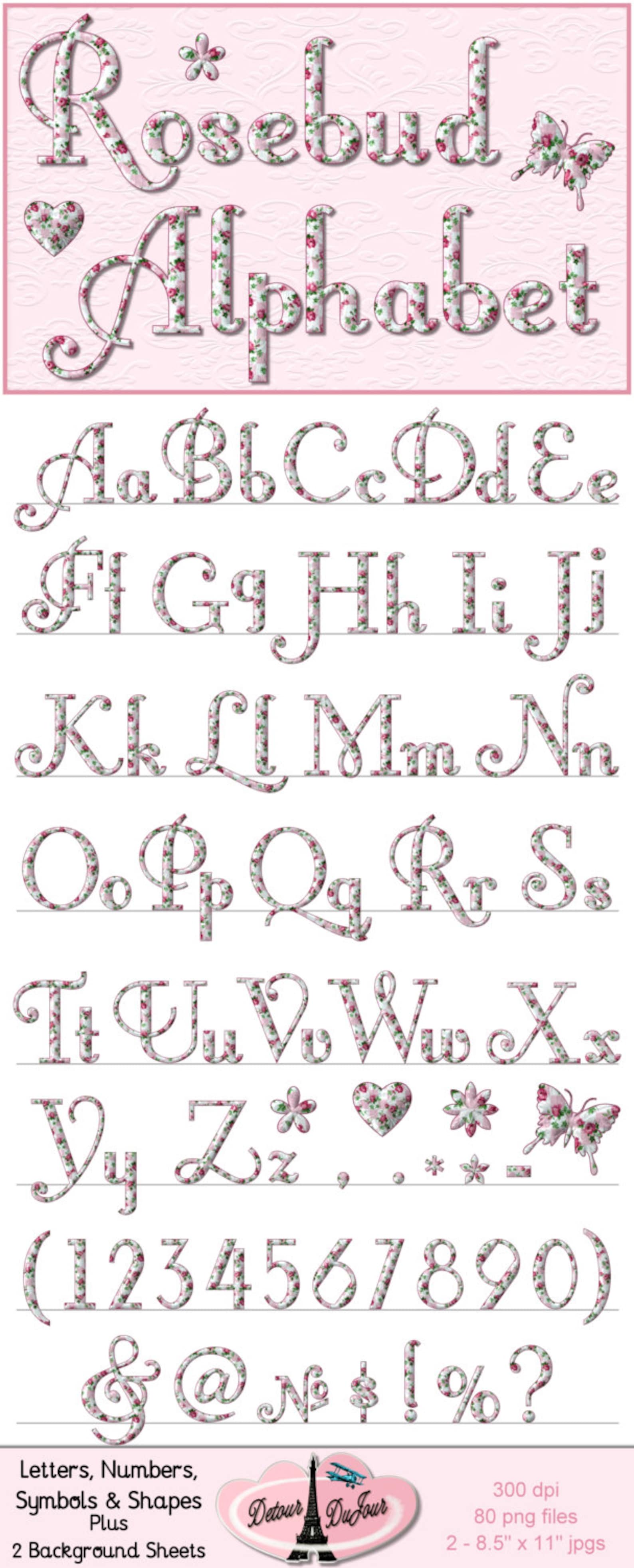 Alphabet Clipart Digital Alphabet Letters Digital Alphabet - Etsy