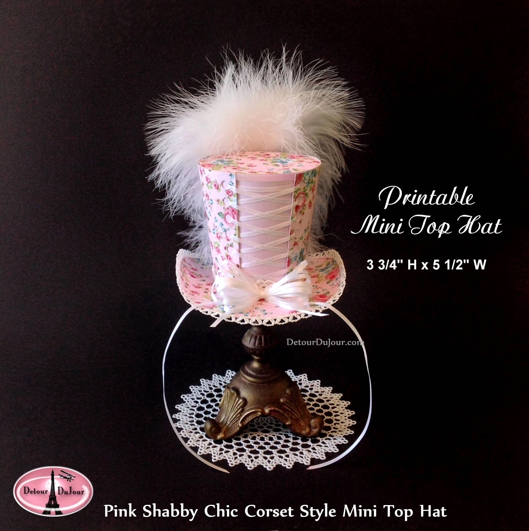 Mad Hatter Hat Printable Template