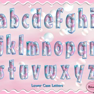 Alphabet Clipart Letters Numbers, Bubble Alphabet Clip Art, Bubble Gum ...